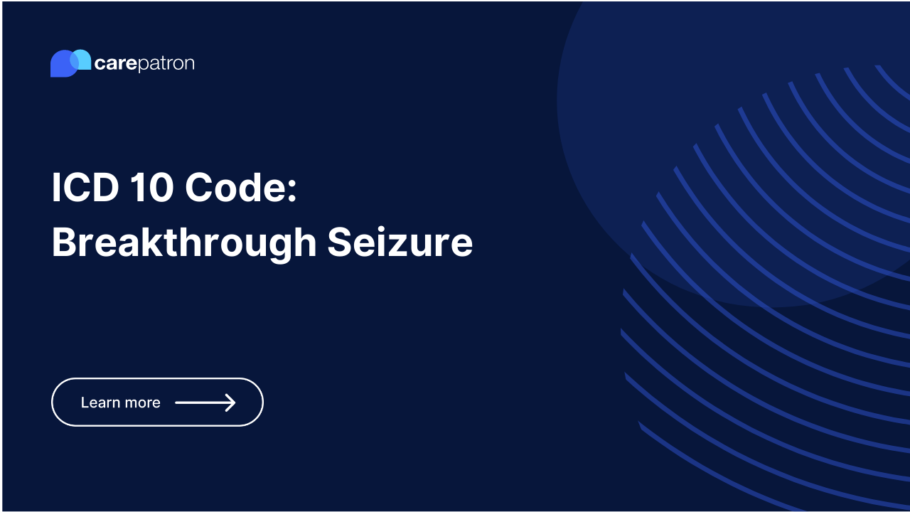 Breakthrough Seizure ICD-10-CM Codes | 2023