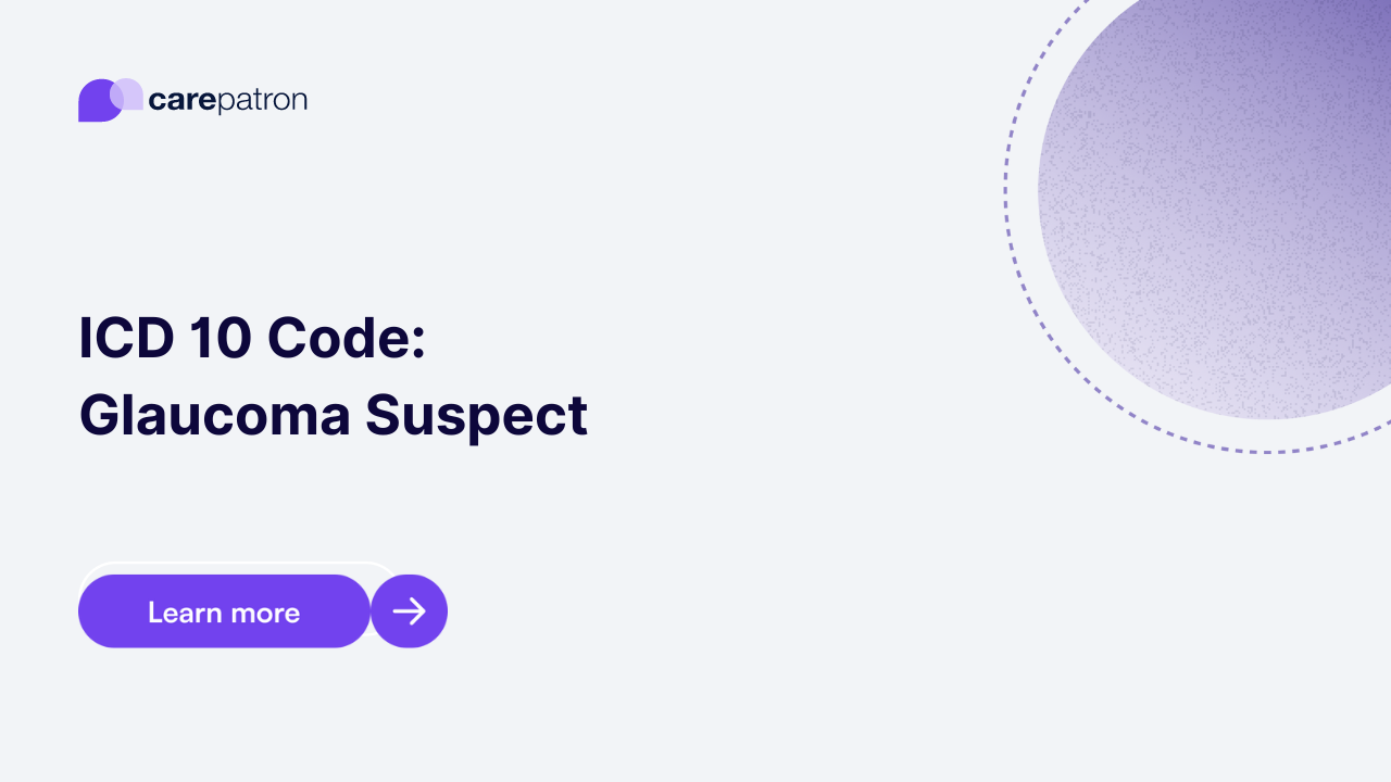 Glaucoma Suspect ICD-10-CM Codes | 2023