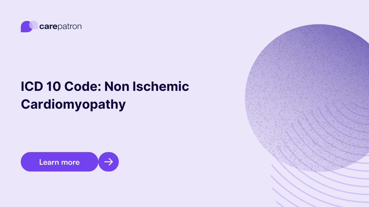 Non Ischemic Cardiomyopathy ICD-10-CM Codes | 2023