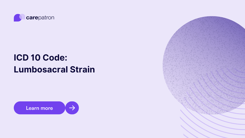 Lumbosacral Strain ICD-10-CM Codes | 2023