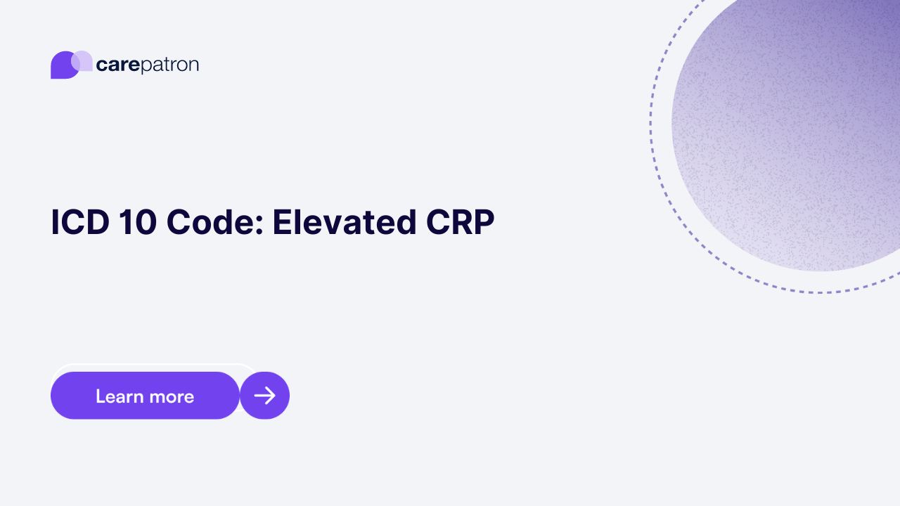 Elevated CRP ICD-10-CM Codes | 2023