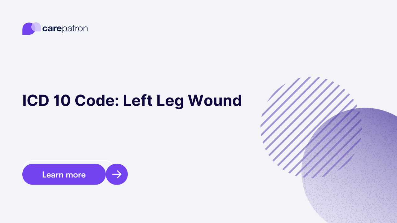 Left Leg Wound ICD-10-CM Codes | 2023