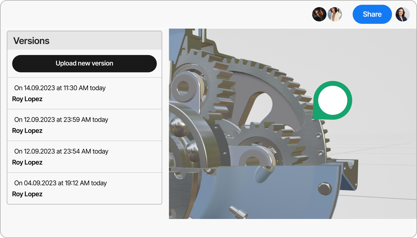 Sibe | Seamless 3D design sharing, effortless feedback