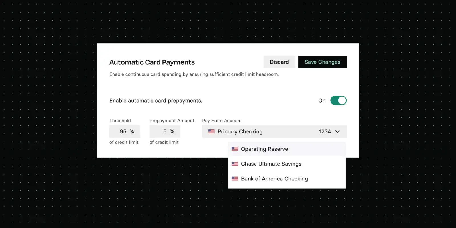 Rho – Rho feature spotlight: Automatic card payments