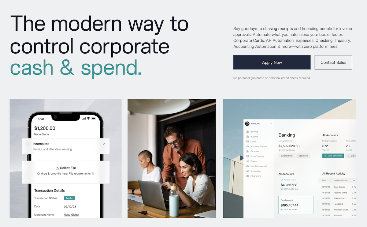 Rho | Business finances made frictionless.
