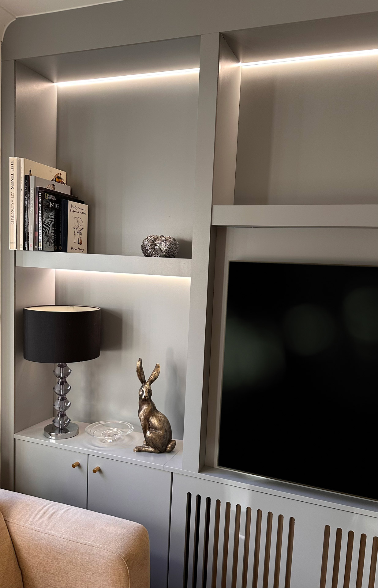 Bespoke Media Walls for a Luxurious Living Space | The Green Room Co.