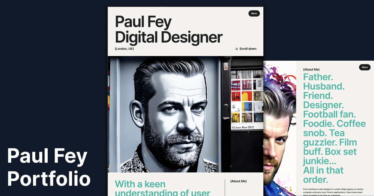 Paul Fey portfolio - Digital designer