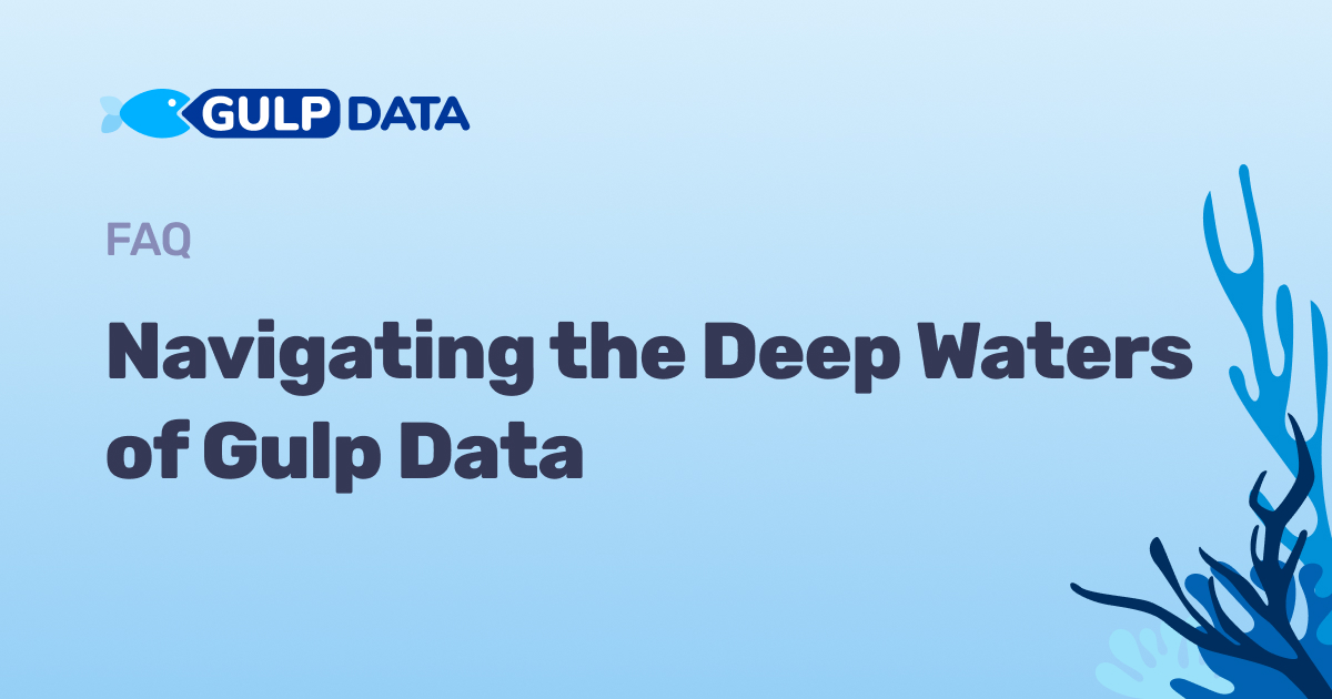 GulpData FAQs - Your Questions on Data Lending & Monetization Answered