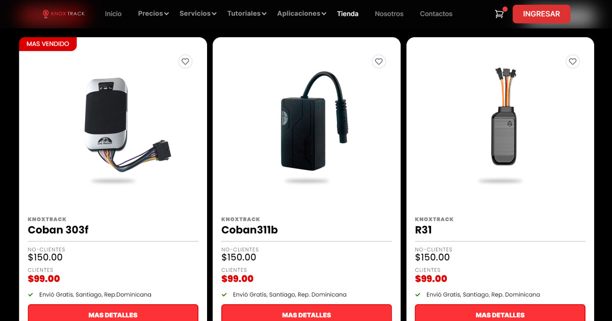 Tienda - KnoxTrack
