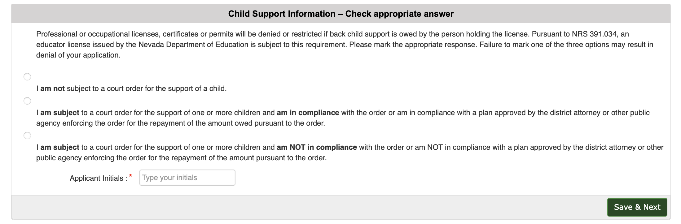 Nevada Guide to Applying for a Substitute License | Senya - Say Adios ...