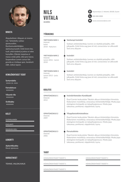 Kuljettajan ansioluettelo – Opas kirjoitukseen, ladattavia malleja sekä ...