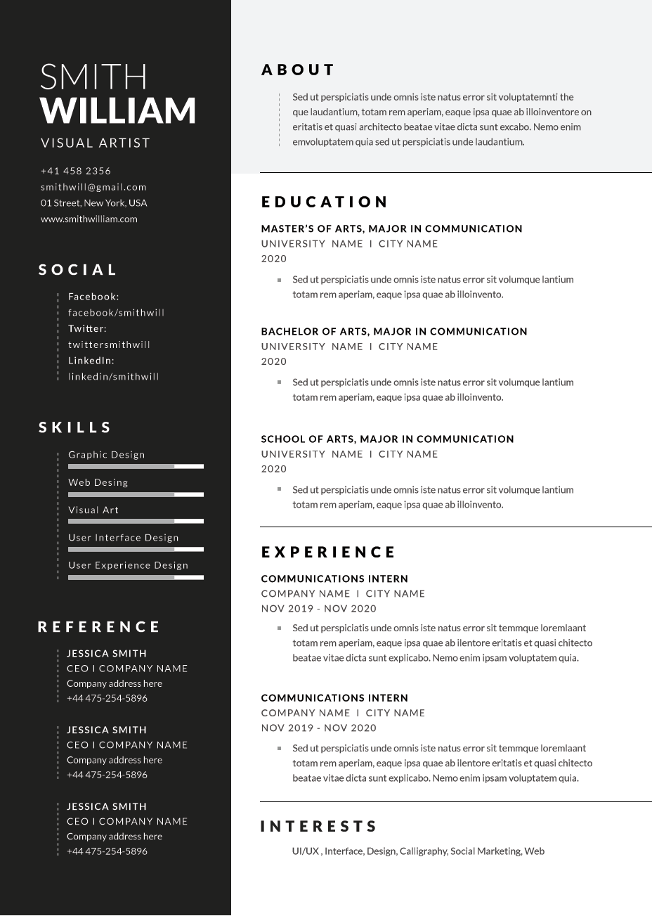 CV Pohja - Luo ansioluettelosi käyttämällä ammattimaisia mallejamme