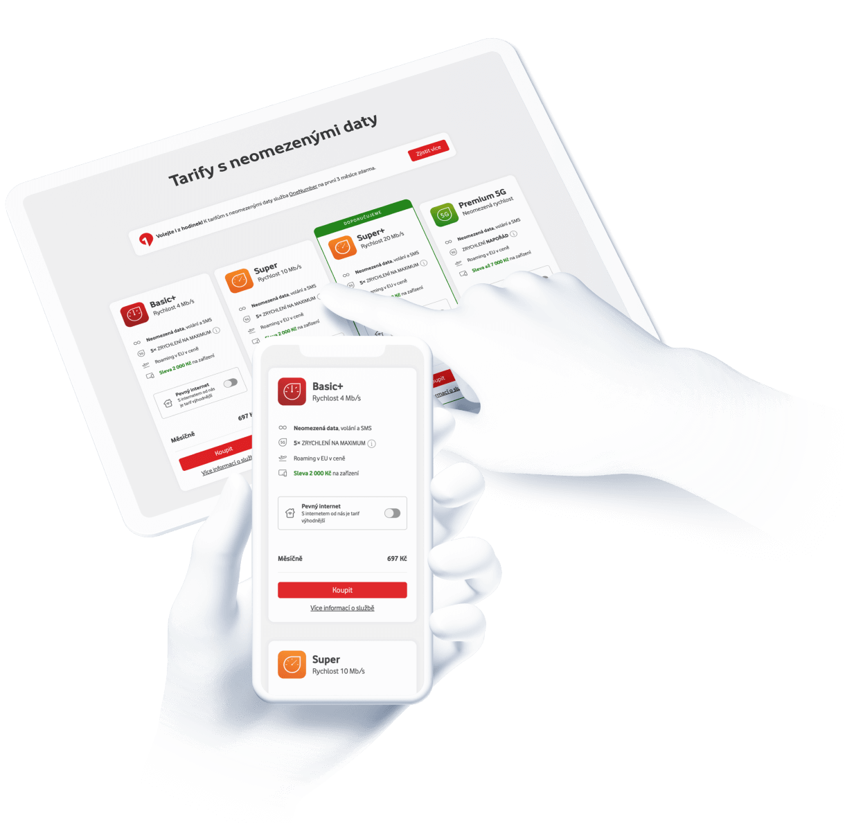 Uživatelský výzkum a rozvoj pro Vodafone | Sherpas