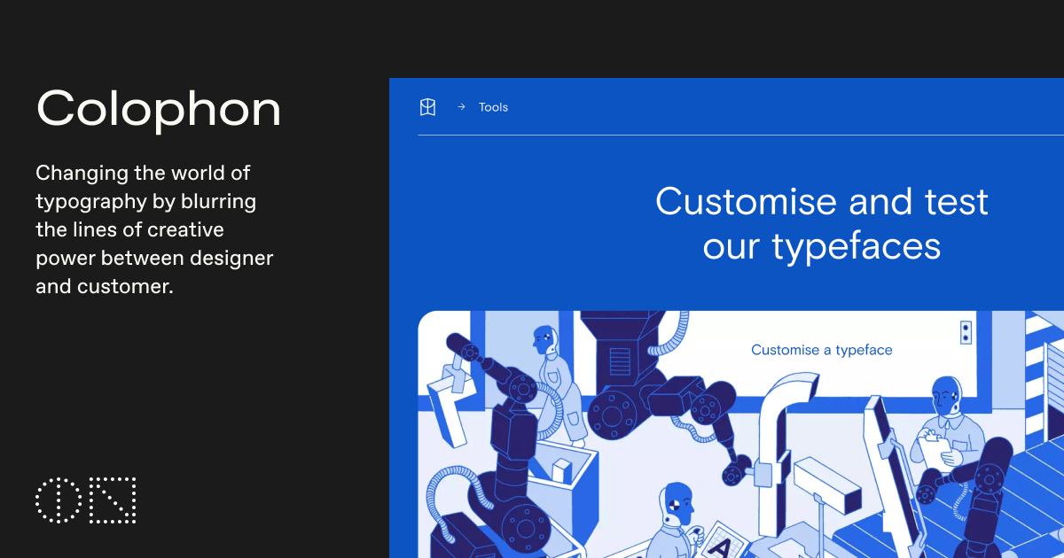 Colophon case study – Made by ON