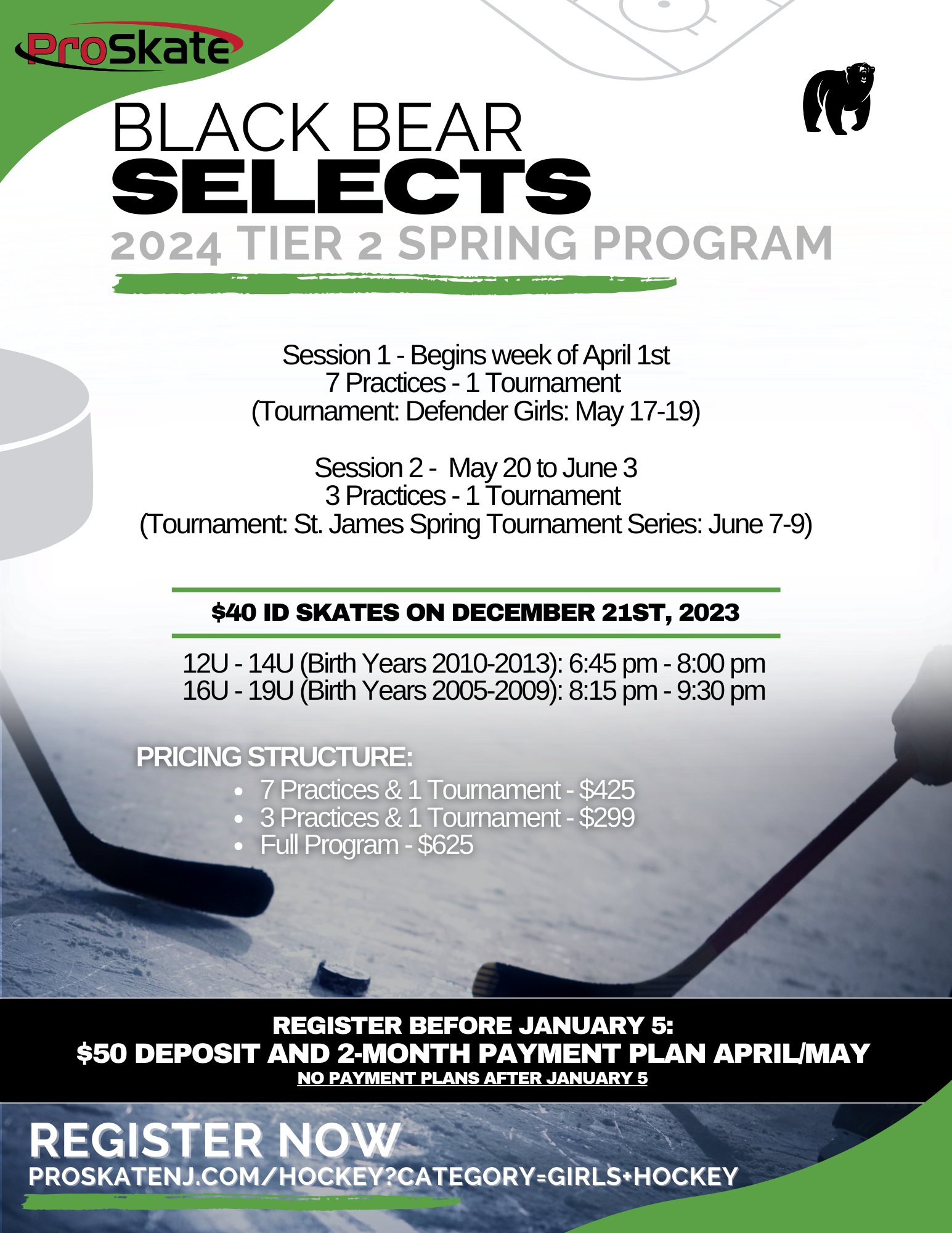 Spring Hockey - Black Bear Selects