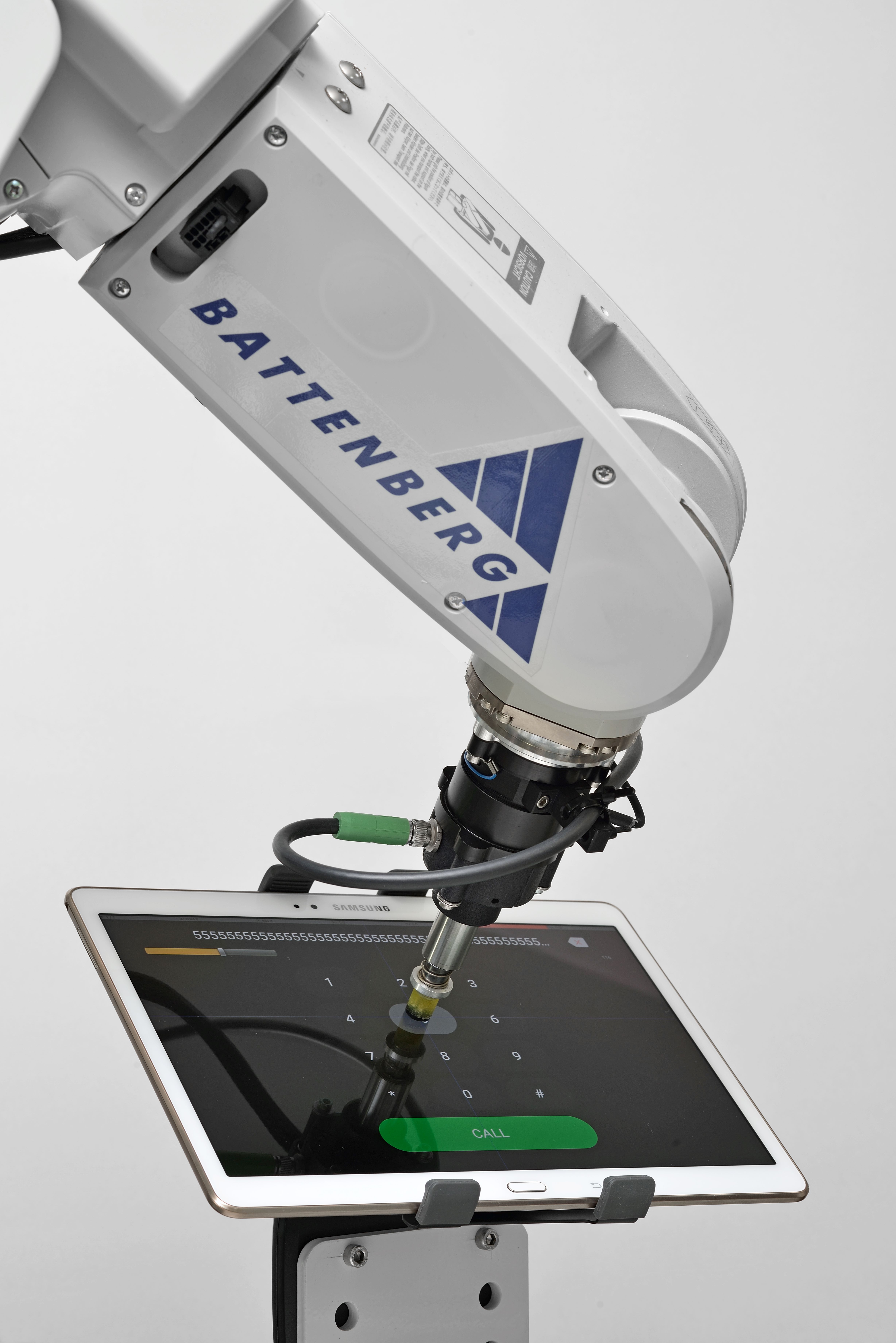 Touch panel testing with flat or curved surfaces