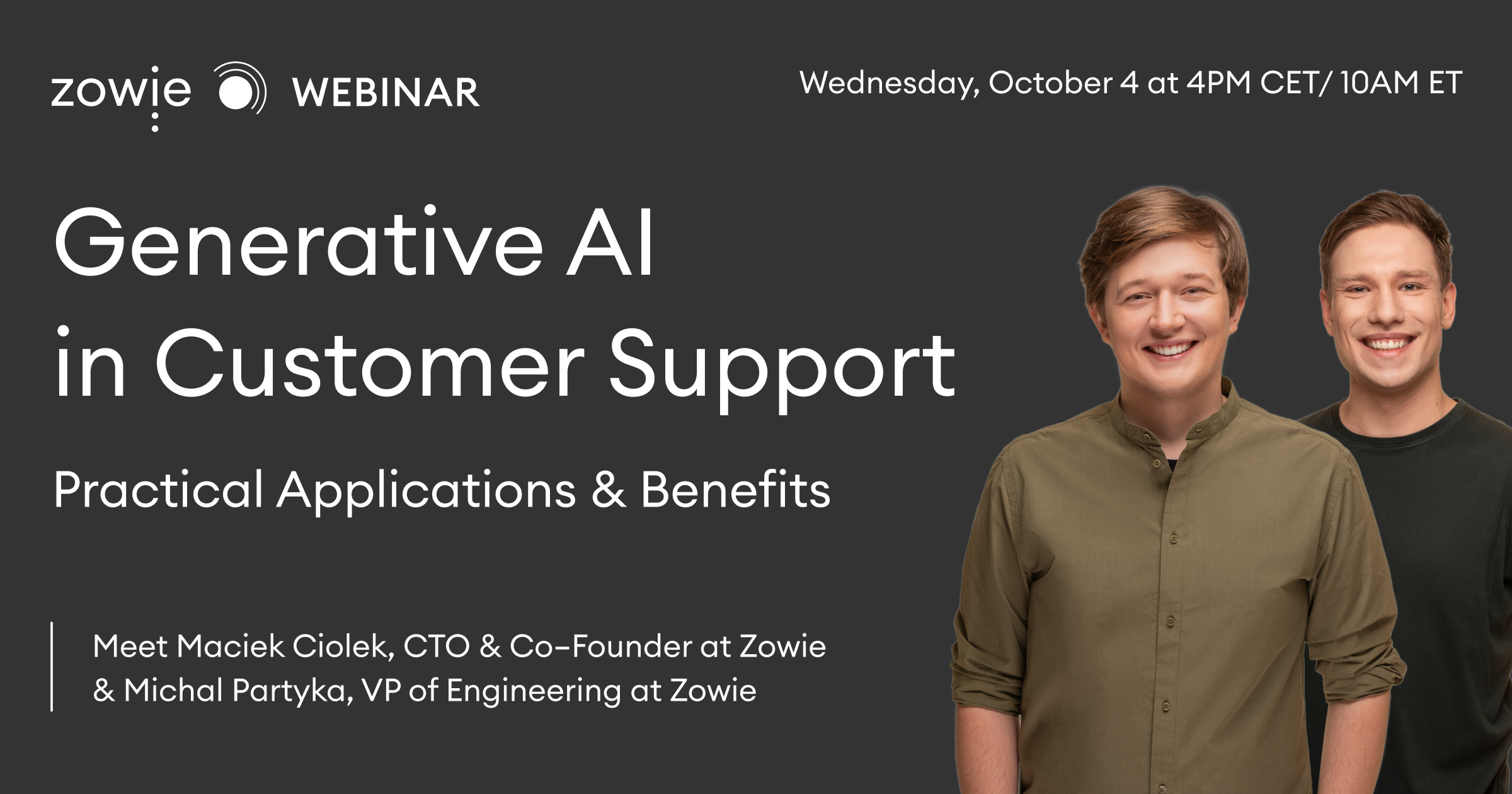 [Webinar] Unlock Your Customer Support with Gen AI