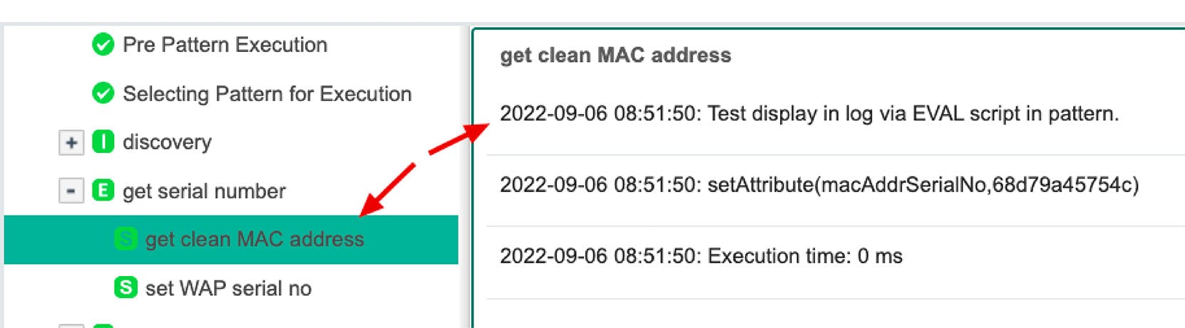 Invoking Javascript in Pattern Steps