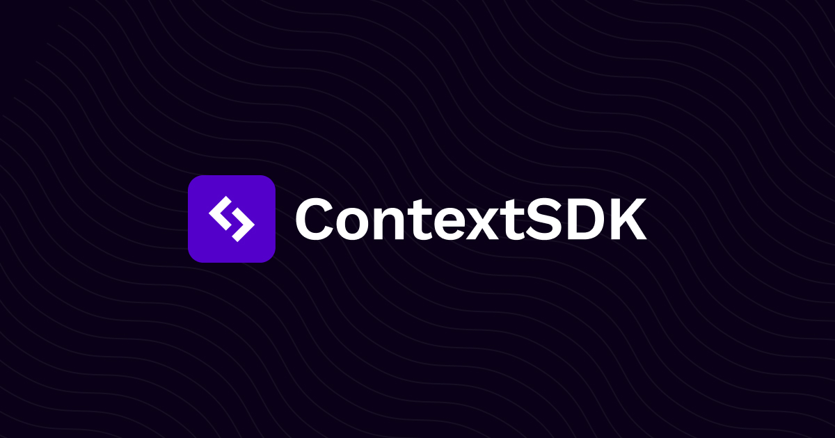 ContextSDK | The first context-aware revenue tool