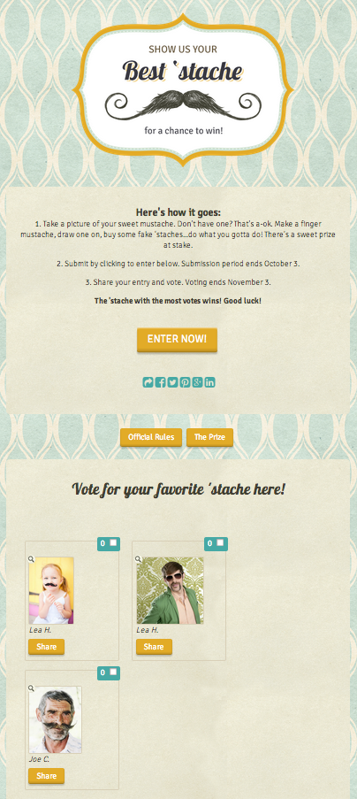 10 Templates to Build a Social Media Contest
