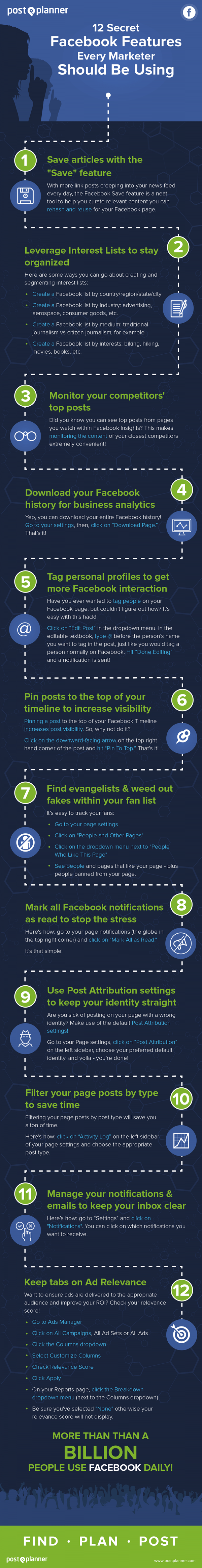 12 Secret Facebook Features Every Marketer Should be Using