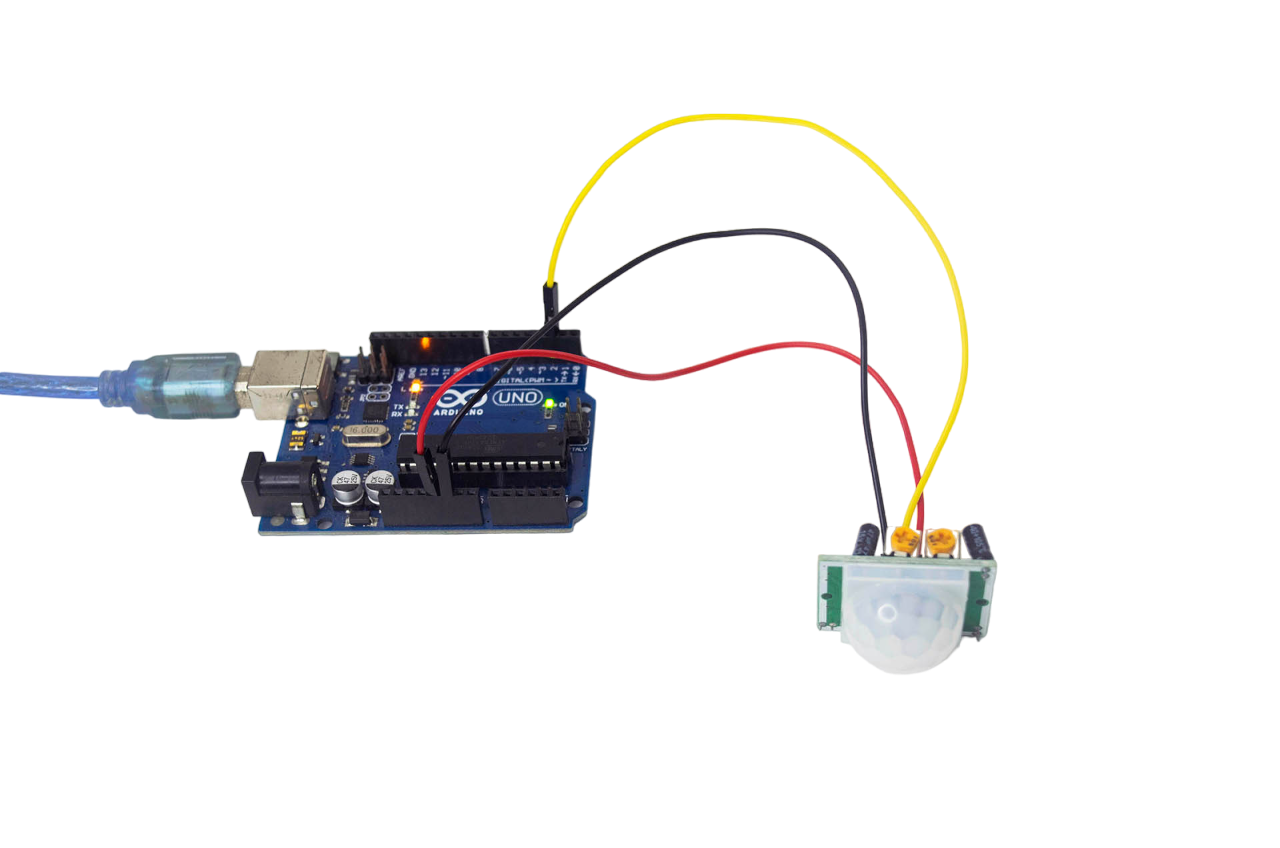 Voltaat Learn - Detect motion using PIR sensor