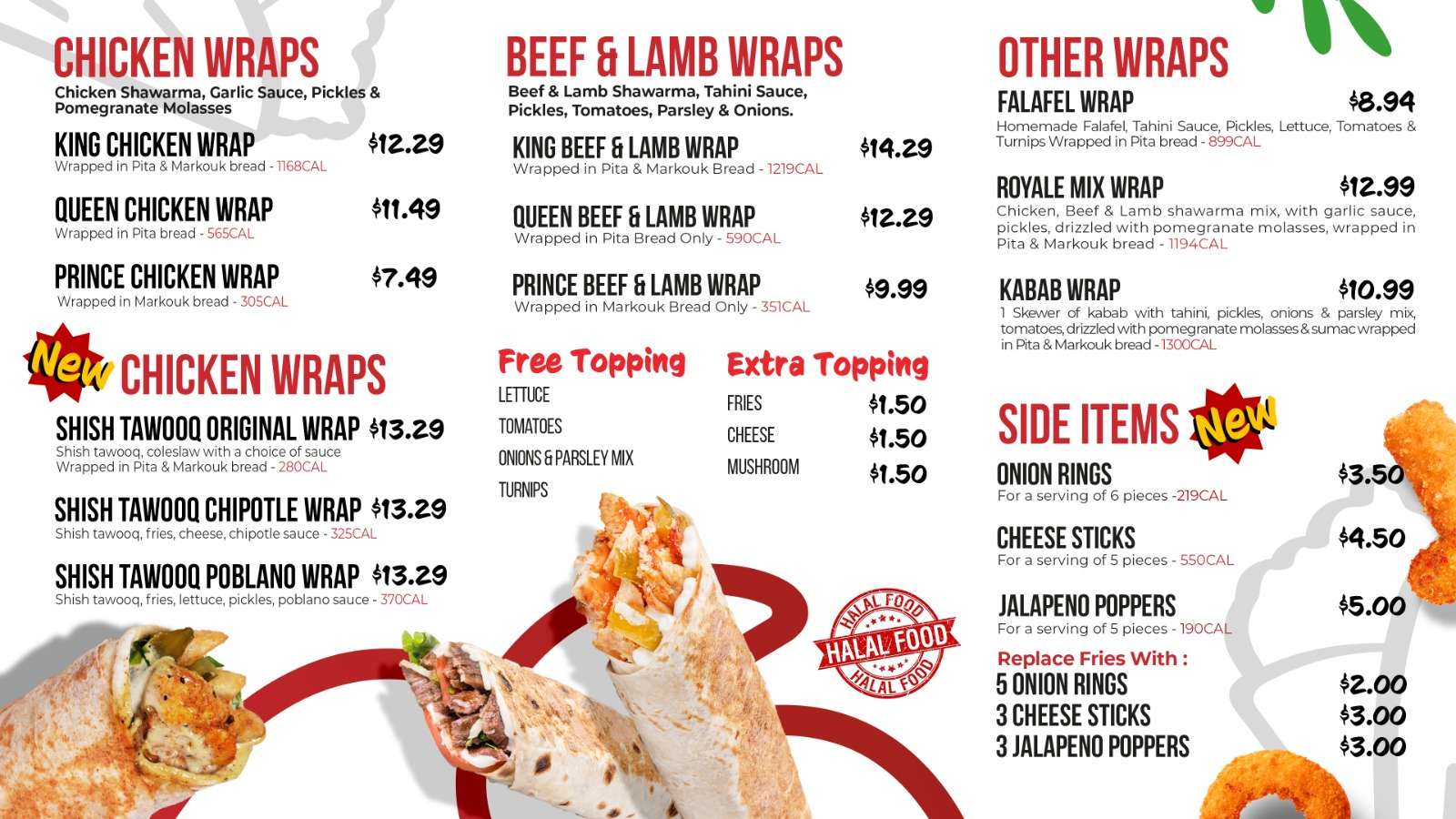 Our Menu -Shawarma Royal
