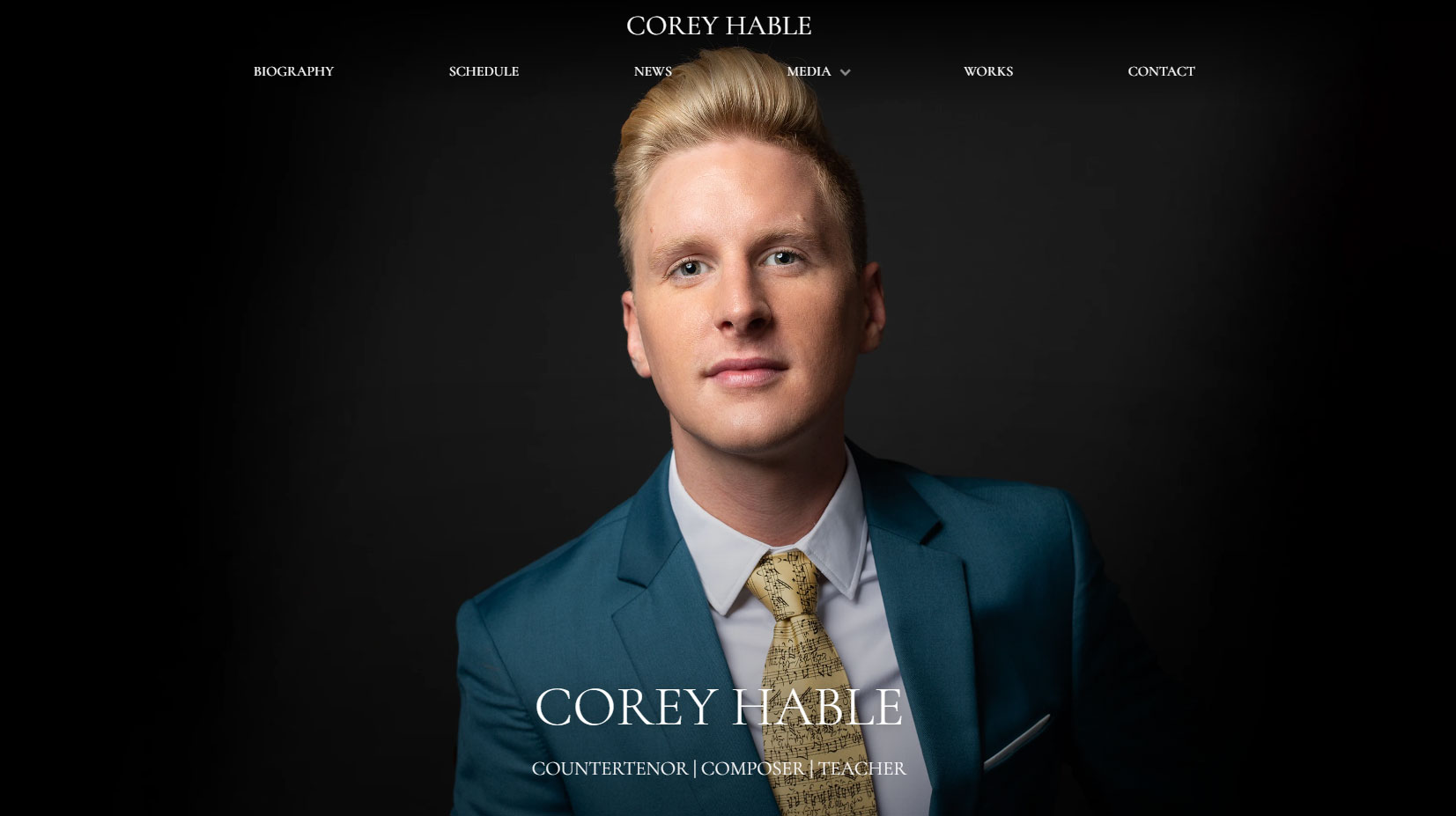 Countertenor, Composer, and Teacher Corey Hable | Official Website