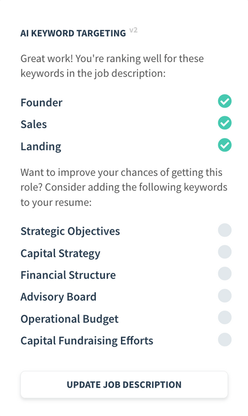 ResumeBuild: AI Resume Builder - Optimize your resume from start to finish.