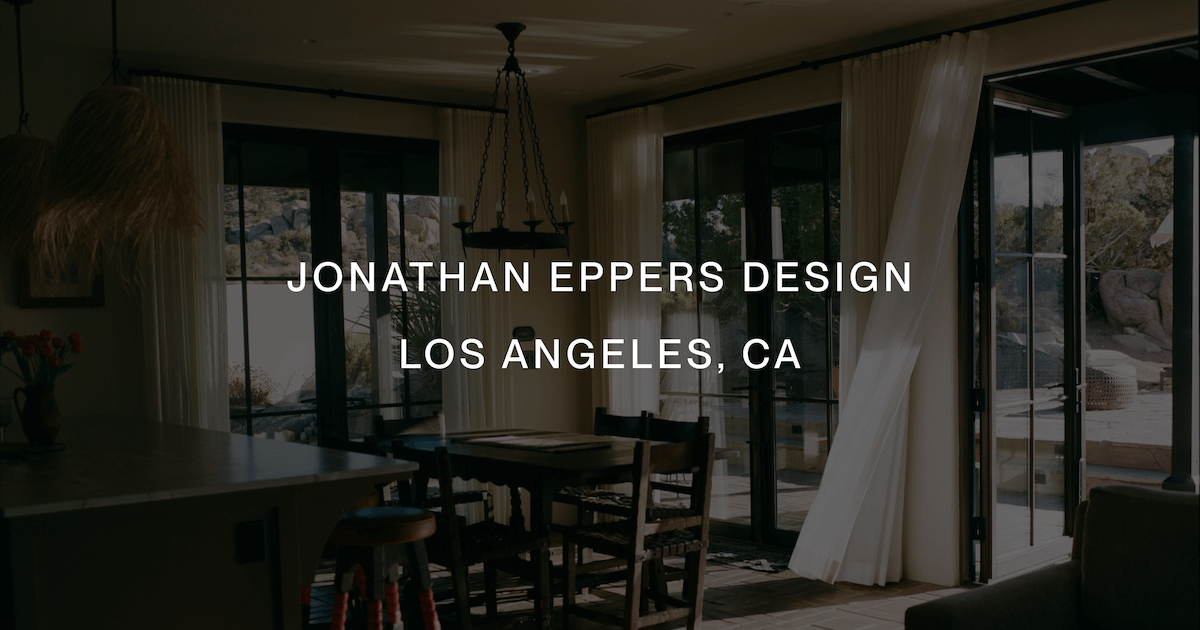 Jonathan Eppers Design - Los Angeles, CA