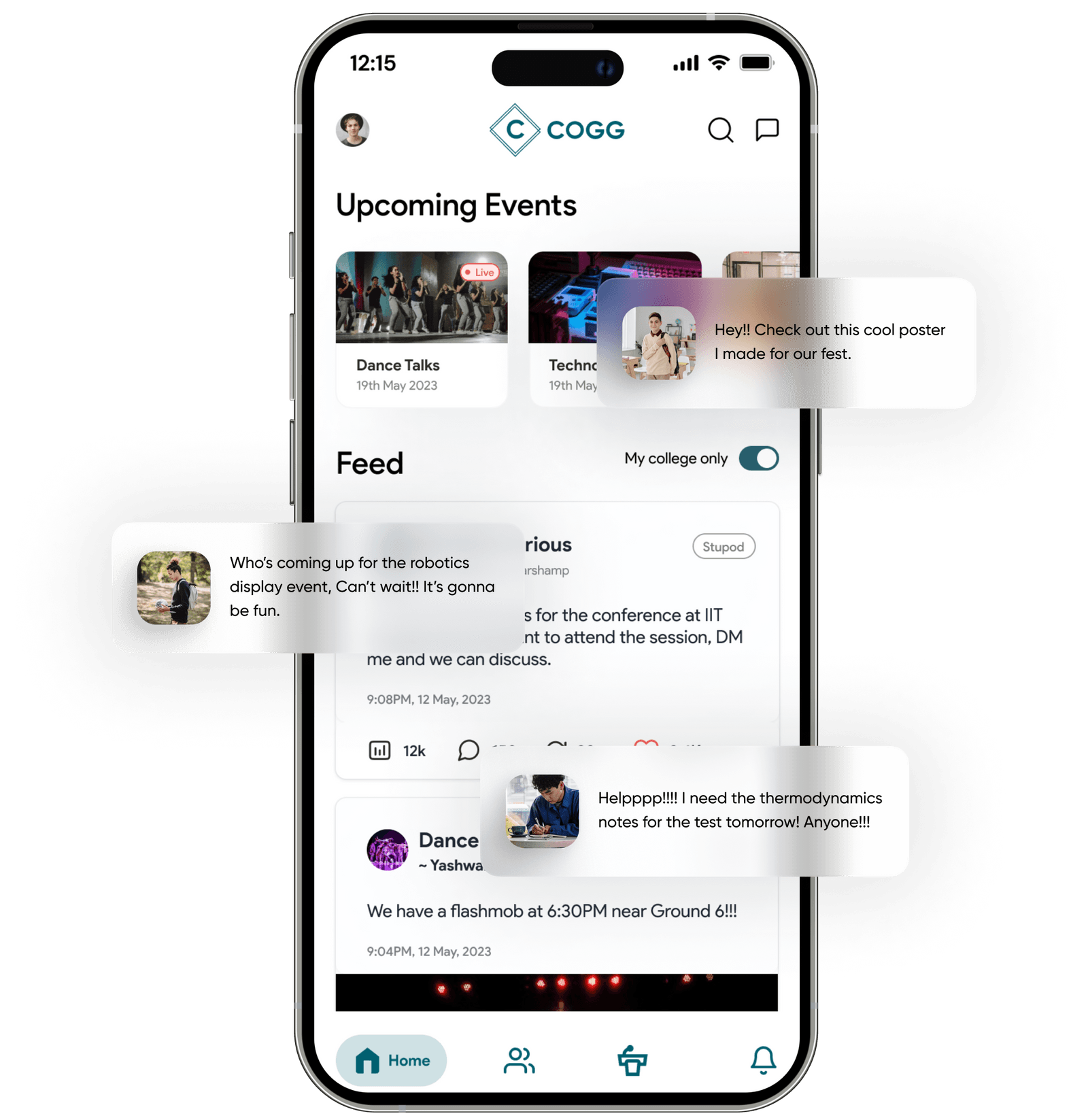 COGG - College Exclusive Social Network