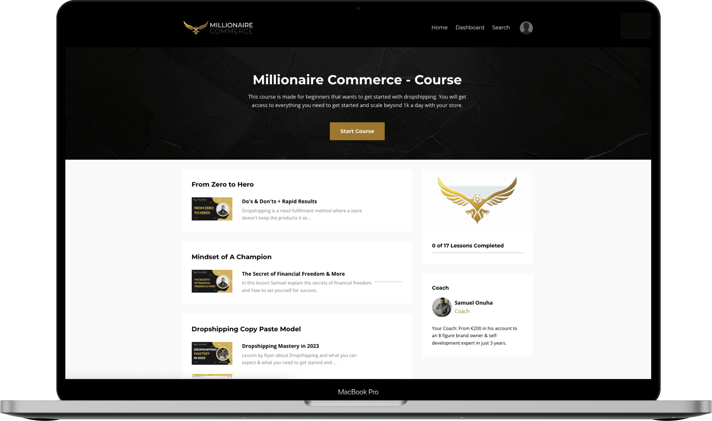 Millionaire Commerce - #1 Ecommerce Community and Beginner Course