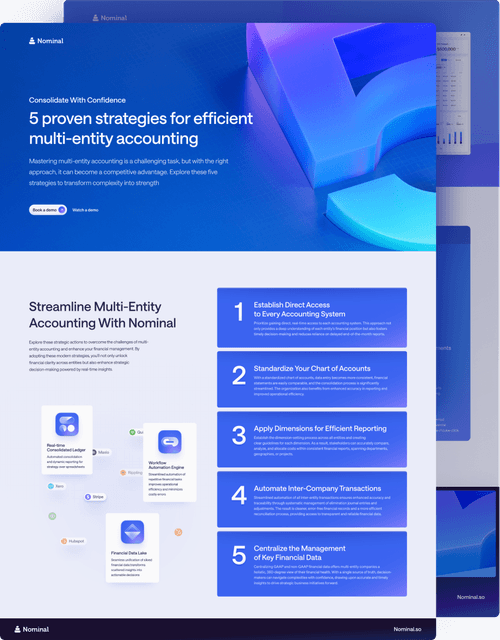 Nominal Solutions | Strategy over Spreadsheets