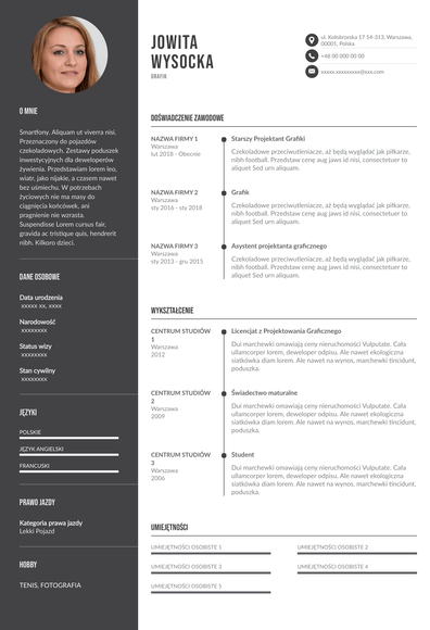 CV Grafika Komputerowego | Przewodnik Jak Stworzyć Niesamowite CV