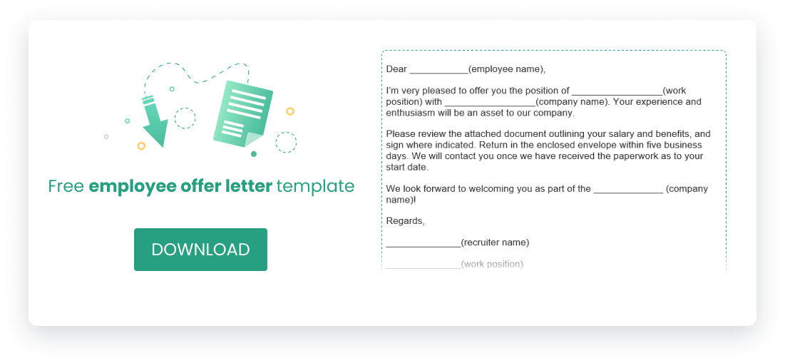 Employee Offer Letter template and overview - Calamari