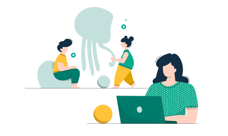 Working from home with kids – 8 rules to follow - Calamari