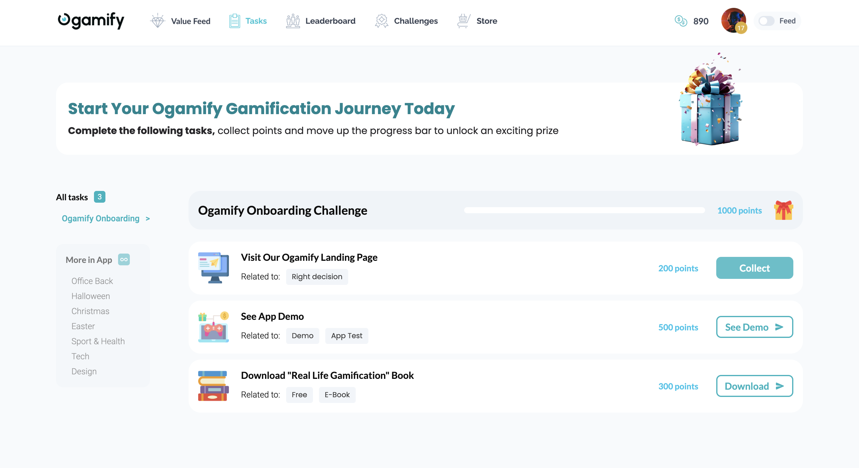 Ogamify | Office Gamification Tool