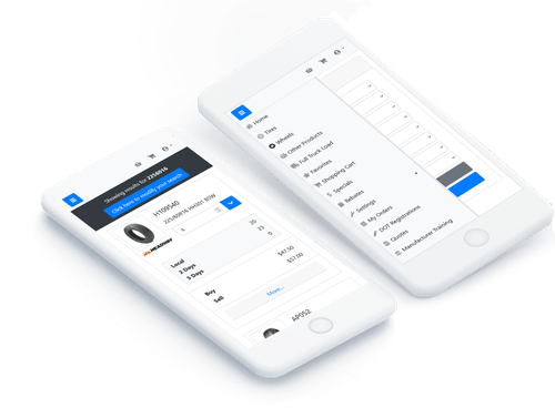 Tireweb Mobile: Tire and Wheel Ordering in the Palm of Your Hand