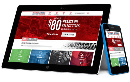 Tireweb Retail: Tire Dealer Website Design & Development