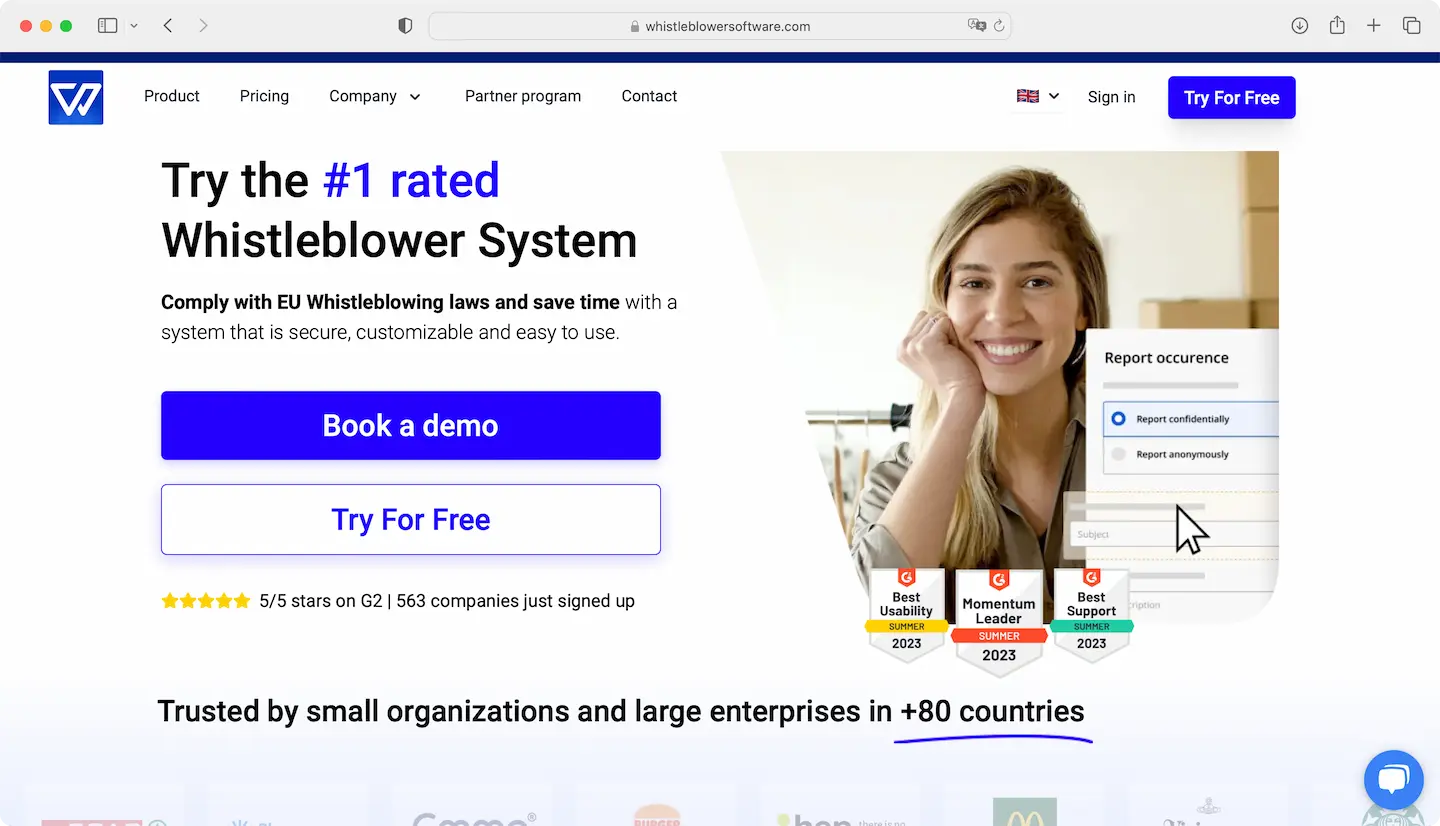 Top 15+ whistleblowing software tools (2024) - SpeakUp
