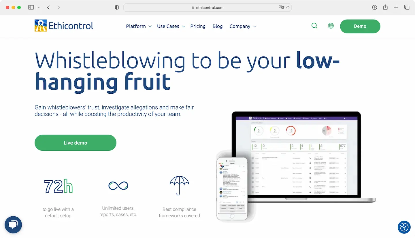 Top 13+ ethics hotline providers (2024) - SpeakUp