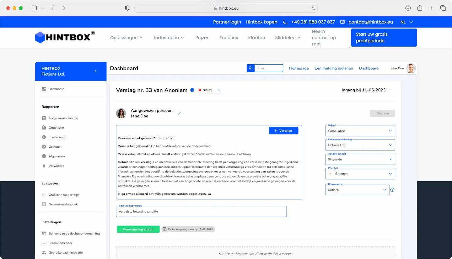 Top 15+ whistleblowing software tools (2024) - SpeakUp