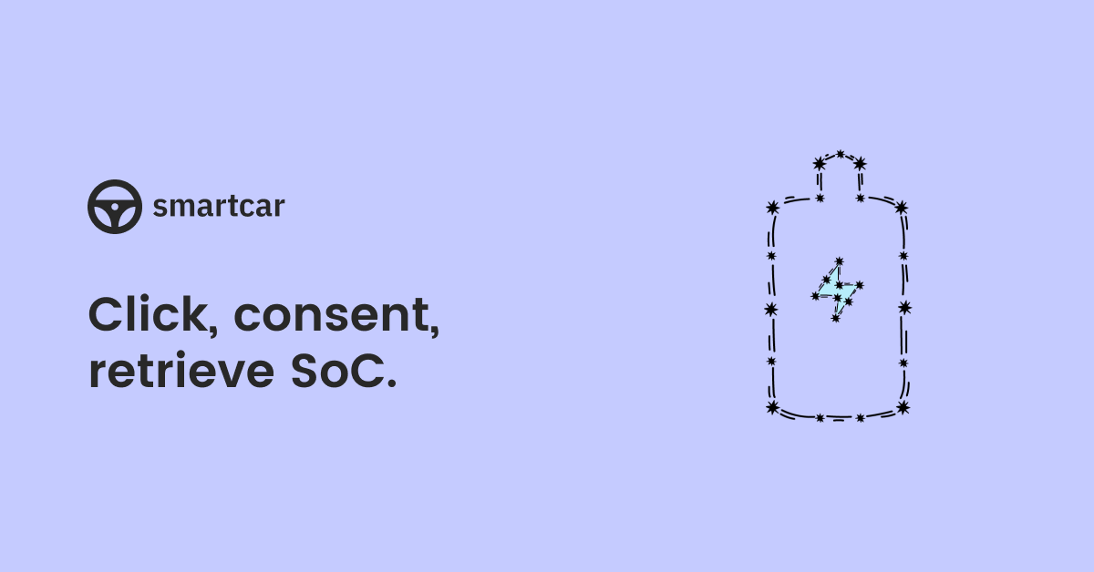 EV battery API · Product · Smartcar