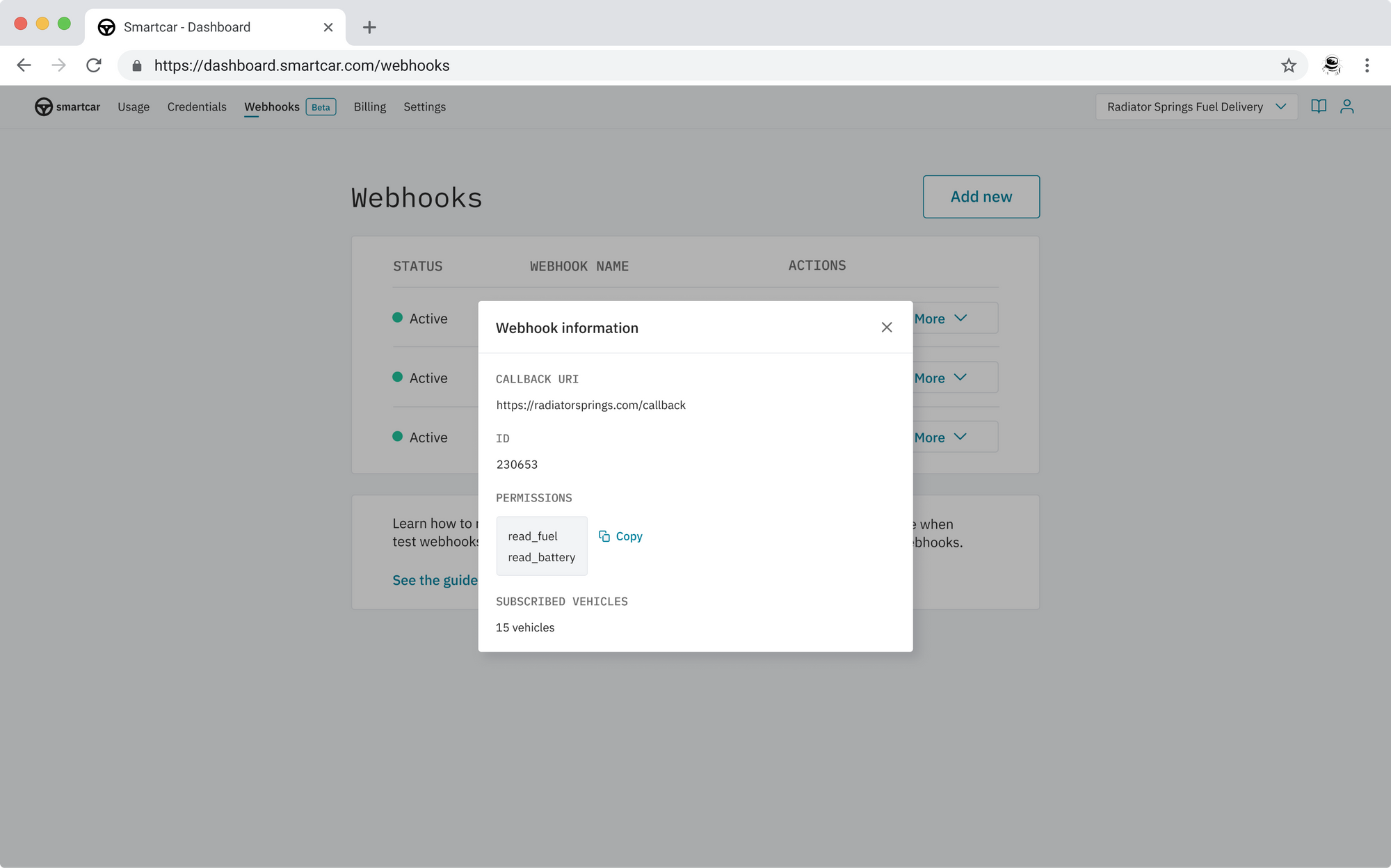 Introducing Smartcar webhooks (private beta) · Smartcar blog