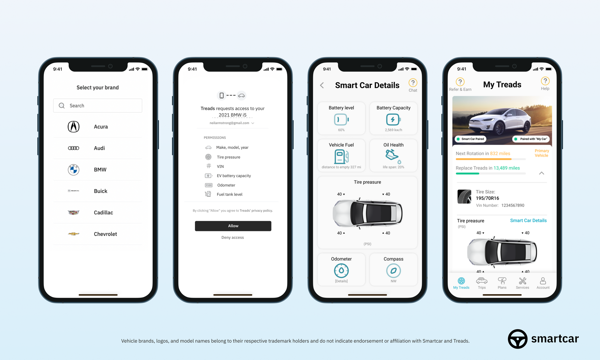 Treads redefines app-based car maintenance with Smartcar · Smartcar blog
