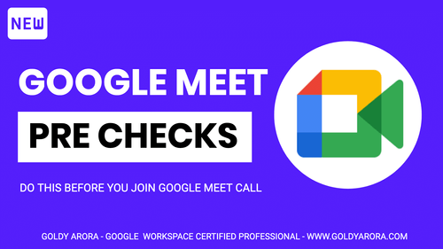 This is how you test Google Meet Video quality before joining the call