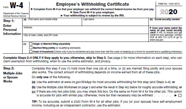 Making sense of IRS’ Form W-4 changes