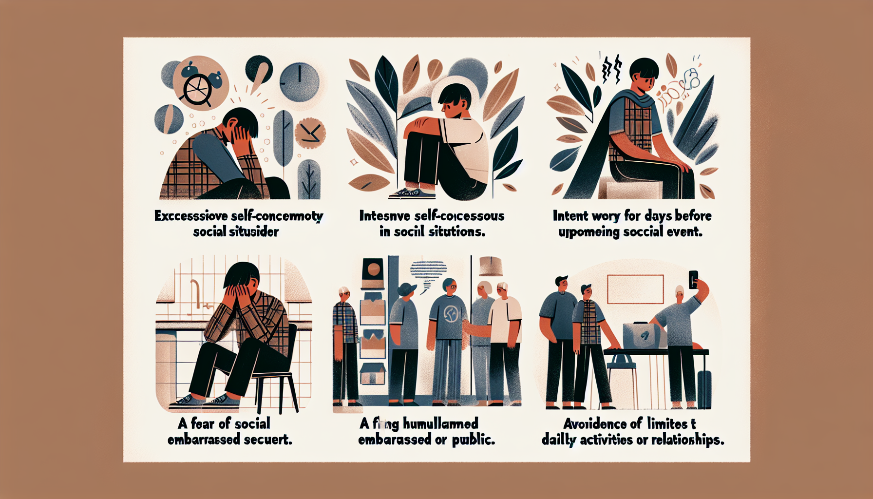 Common Social Anxiety Disorder Symptoms