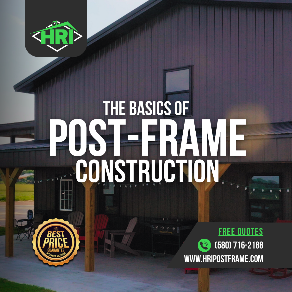 The Basics of Post-Frame Construction | HRI Post Frame