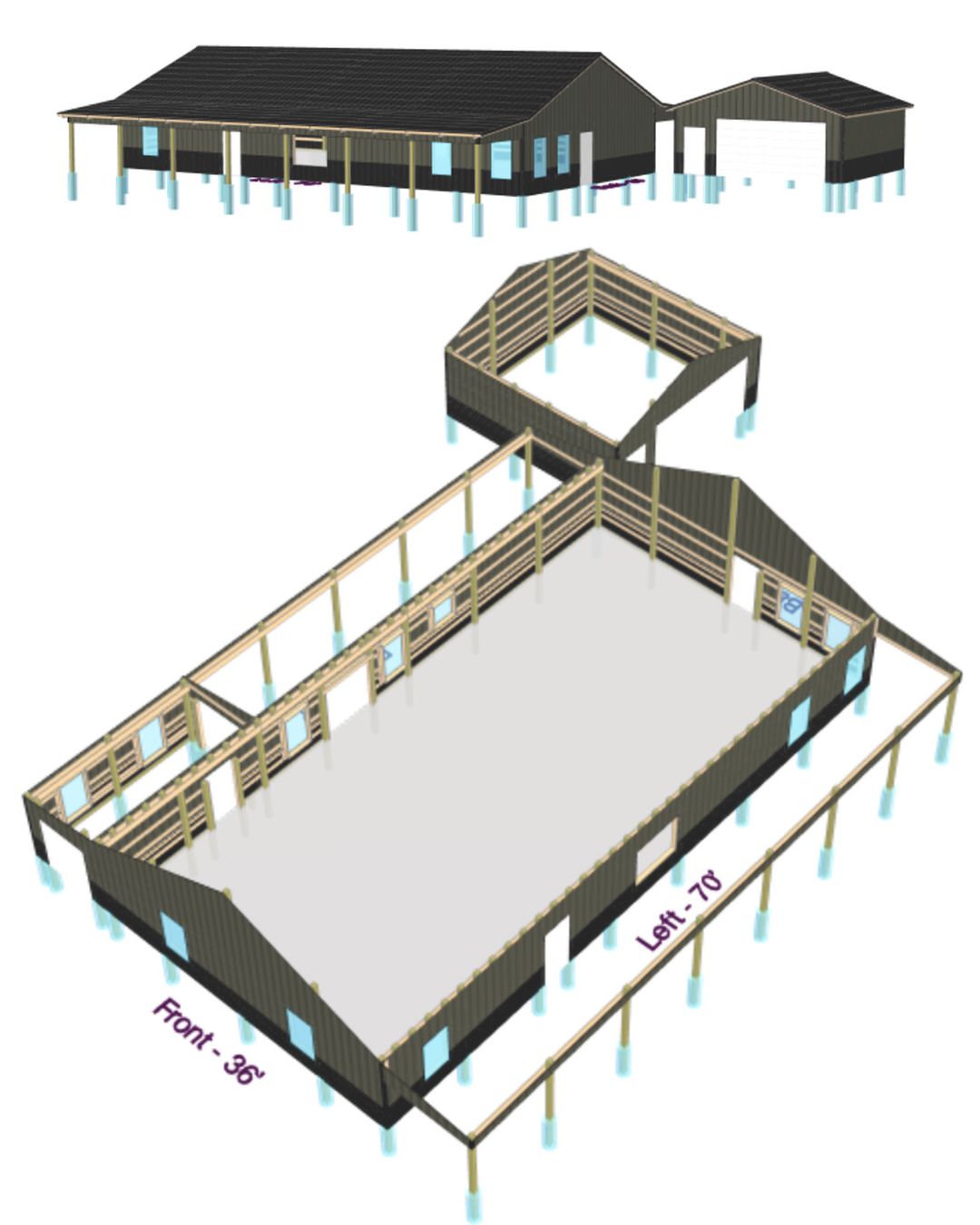 Miles Shop | HRI Post Frame - Ponca City, Oklahoma